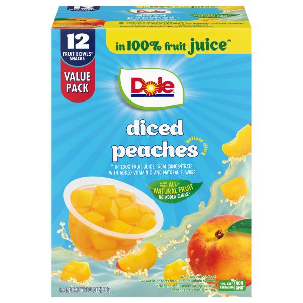 Dole Diced Peaches, Yellow Cling | Publix Super Markets