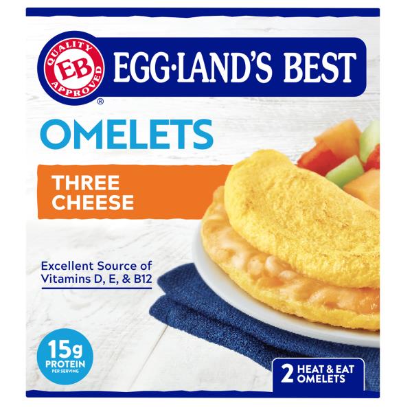 Eggland's Best Three Cheese Frozen Omelet, 2 count | Publix Super Markets