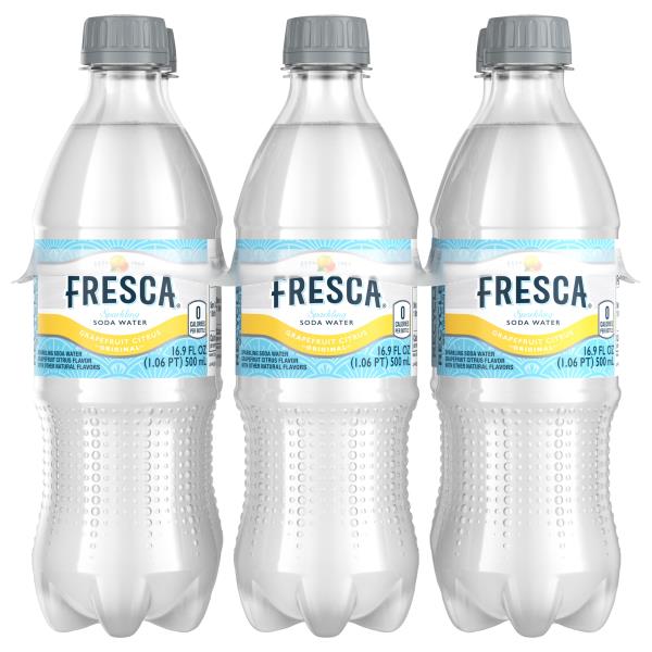 Fresca Soda Water, Sparkling, Original, Grapefruit Citrus | Publix Super Markets