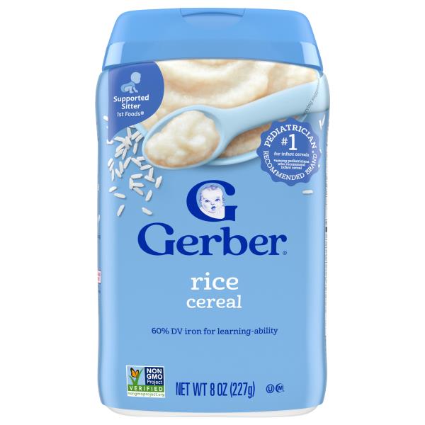 Gerber Supported Sitter 1st Foods Rice Cereal | Publix Super Markets