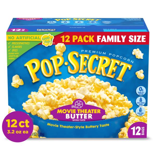 Pop Secret® Movie Theater Butter Microwave Popcorn | Publix Super Markets