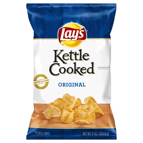 Lay's Kettle Cooked Lay's Kettle Cooked Potato Chips Original 8 Oz ...