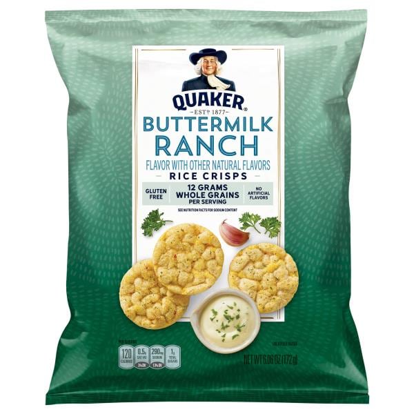 Quaker Rice Crisps, Buttermilk Ranch | Publix Super Markets