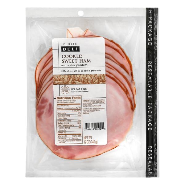 Publix Deli Cooked Sweet Ham, Presliced | Publix Super Markets