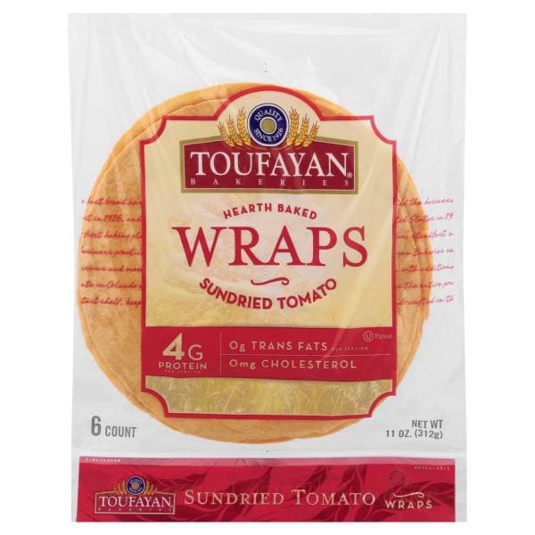 Toufayan Bakeries Wraps, Sundried Tomato | Publix Super Markets