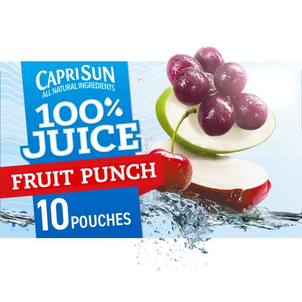 Capri Sun Fruit Punch Naturally Flavored Juice Blend | Publix Super Markets