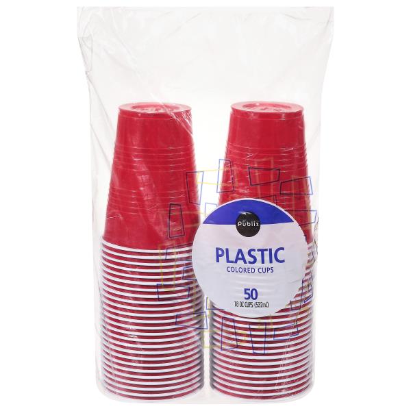 Publix Cups, Colored Plastic, 18 Ounce | Publix Super Markets