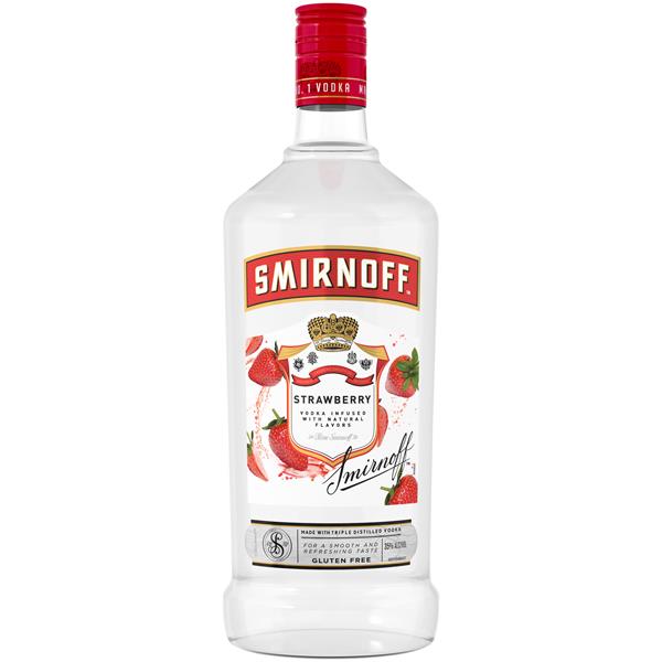 Smirnoff Smirnoff Strawberry Vodka Strawberry (Vodka Infused with ...