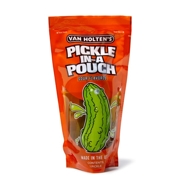 Van Holten's Pickle-in-a-Pouch, Sour Flavored, 12 Pack | Publix Super ...