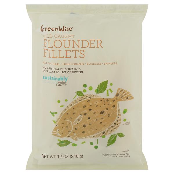 GreenWise Flounder Fillets, Wild, Sustainably Sourced, Frozen | Publix ...