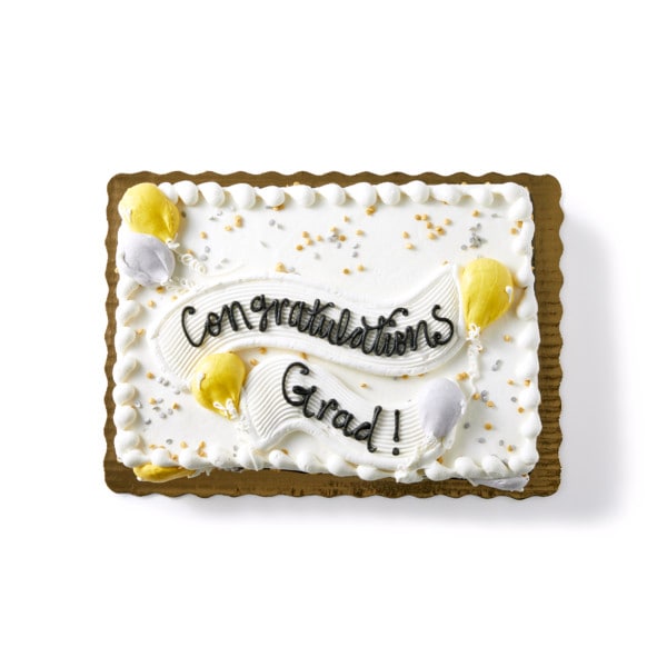 1/4 Sheet Graduation Vanilla Buttercream Cake | Publix Super Markets