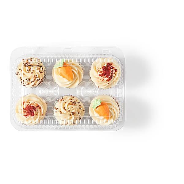 Cream Cheese Iced Red Velvet, Carrot & Chocolate Trio Cupcakes 6-Count ...