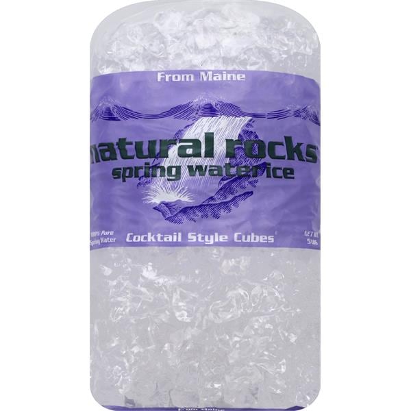 Natural Rocks Ice, Spring Water, Cocktail Style Cubes | Publix Super ...