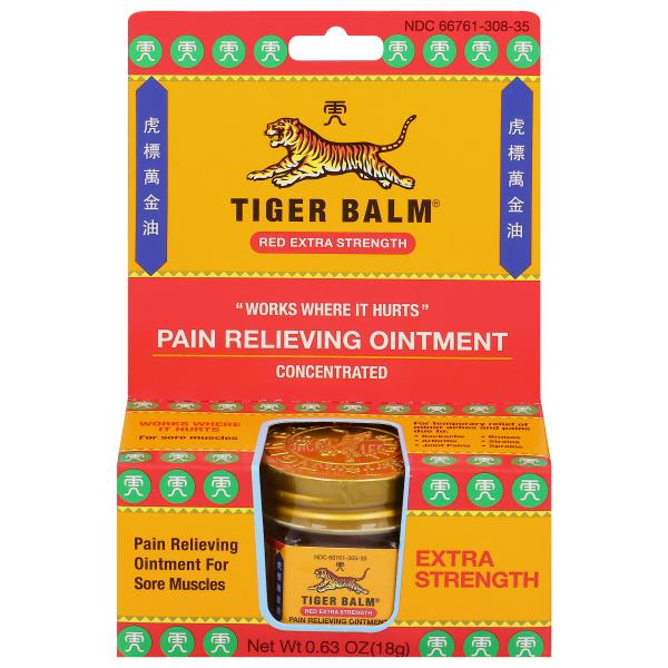 Tiger Balm Pain Relieving Ointment, Red Extra Strength | Publix Super ...