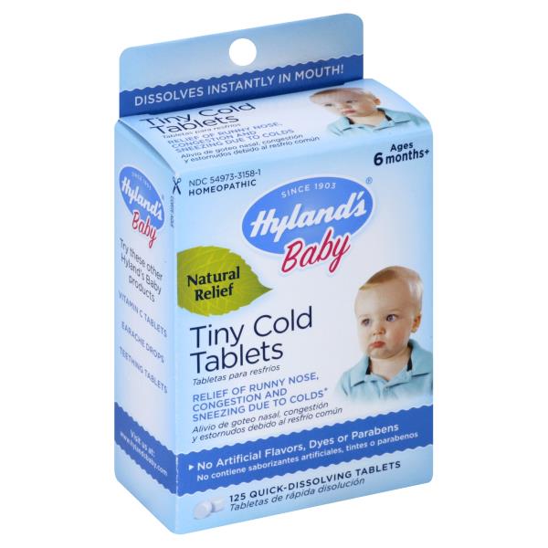 Hyland's Baby Tiny Cold Tablets, Quick-Dissolving Tablets | Publix ...