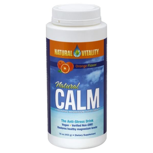 Natural Vitality Calm Natural Calm Anti-Stress Drink, Orange Flavor ...