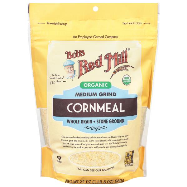 Bob's Red Mill Cornmeal, Organic, Stone Ground, Medium Grind | Publix ...