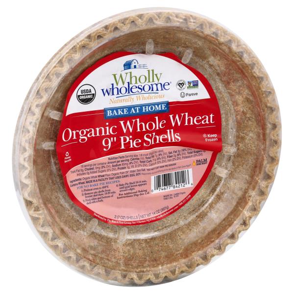 Wholly Wholesome Pie Shells, Organic, Whole Wheat, 9 Inch | Publix ...