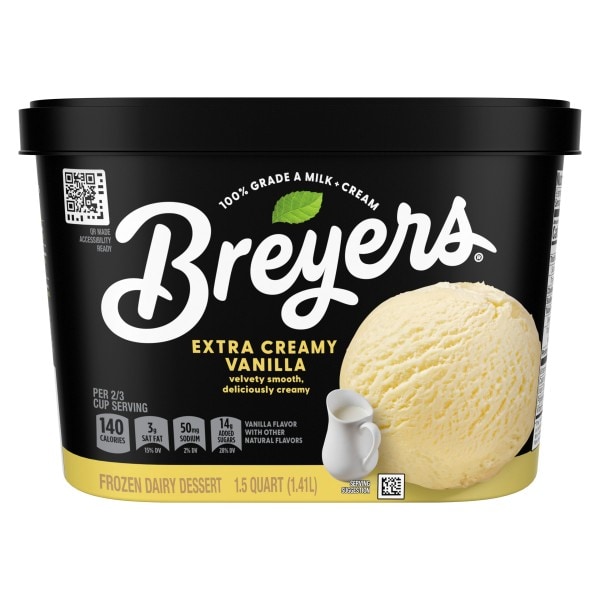 Unilever Frozen Dairy Dessert Extra Creamy Vanilla | Publix Super Markets