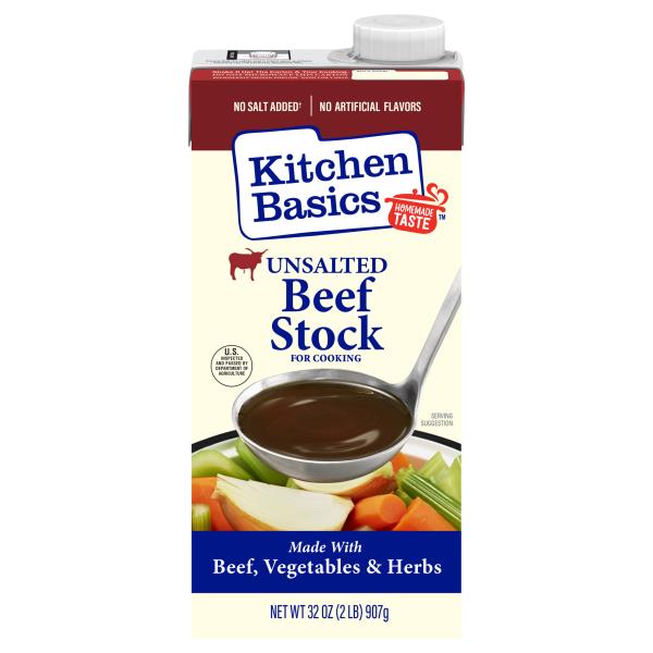 Kitchen Basics Homemade Taste Beef Stock, Unsalted | Publix Super Markets