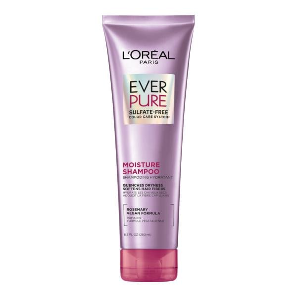 L'Oreal Paris EverPure Sulfate Free Moisture Shampoo for Hydrating Dry ...