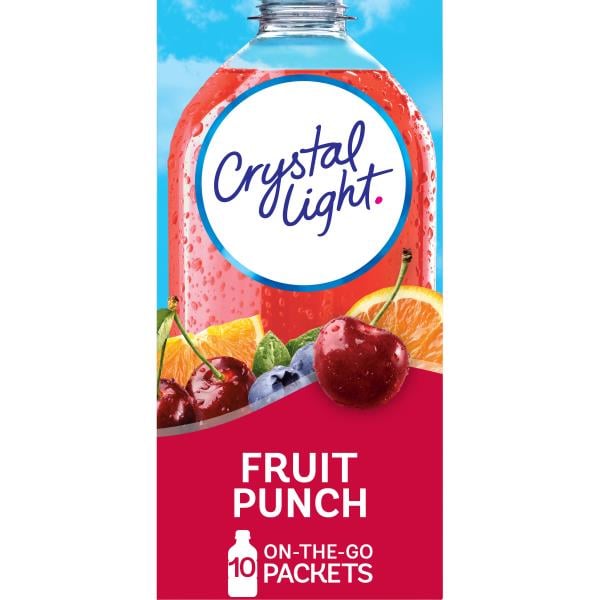 Crystal Light Fruit Punch Artificially Flavored Powdered Drink Mix ...