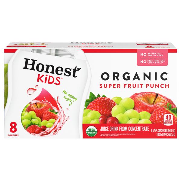 Honest Kids Juice Drink, Organic, Super Fruit Punch | Publix Super Markets