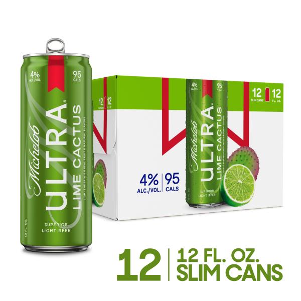 Michelob Ultra Infusions Beer, Lime & Prickly Pear Cactus | Publix ...