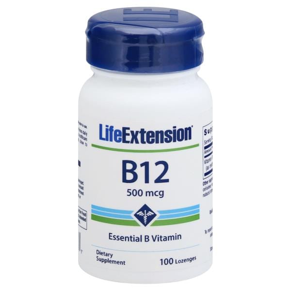 Life Extension Vitamin B12, 500 mcg, Lozenges | Publix Super Markets