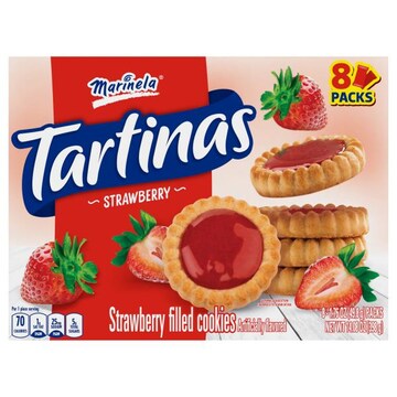Marinela Cookies, Strawberry, Tartinas, 8 Packs | Publix Super Markets