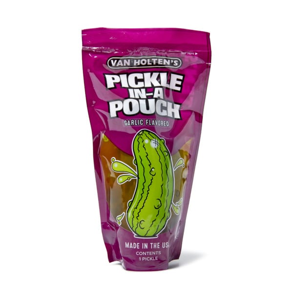Van Holten's Pickle-in-a Pouch, Garlic Flavored, 12 Pack | Publix Super ...