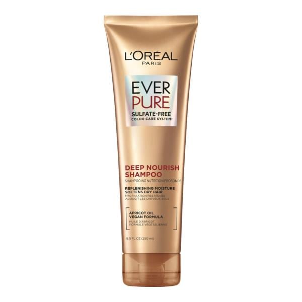L'Oreal Paris EverPure Sulfate Free Deep Nourish Shampoo for Softening ...