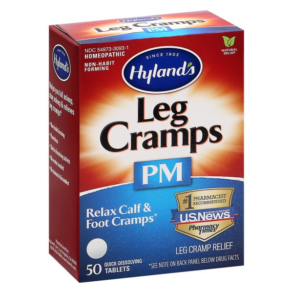 Hyland's Naturals Leg Cramp Relief, PM, Quick-Dissolving Tablets ...