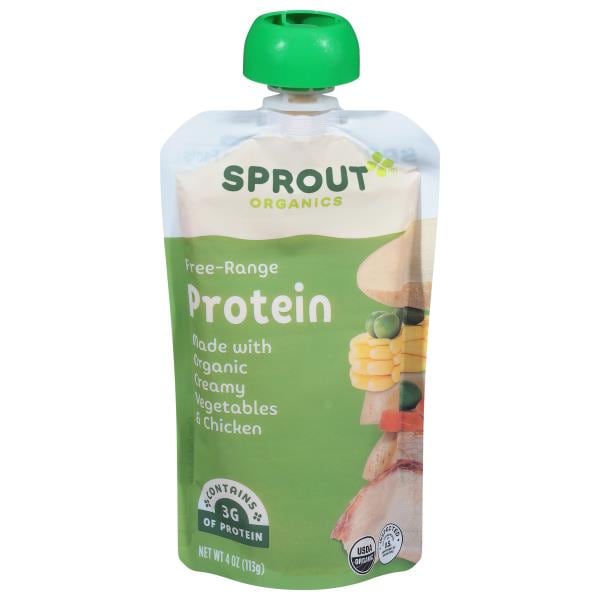 Sprout Organics Protein, Free-Range, Creamy Vegetables & Chicken ...