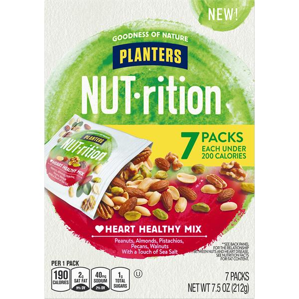 Planters Nutrition Nut Rition Heart Healthy Mix With Walnuts Publix Super Markets