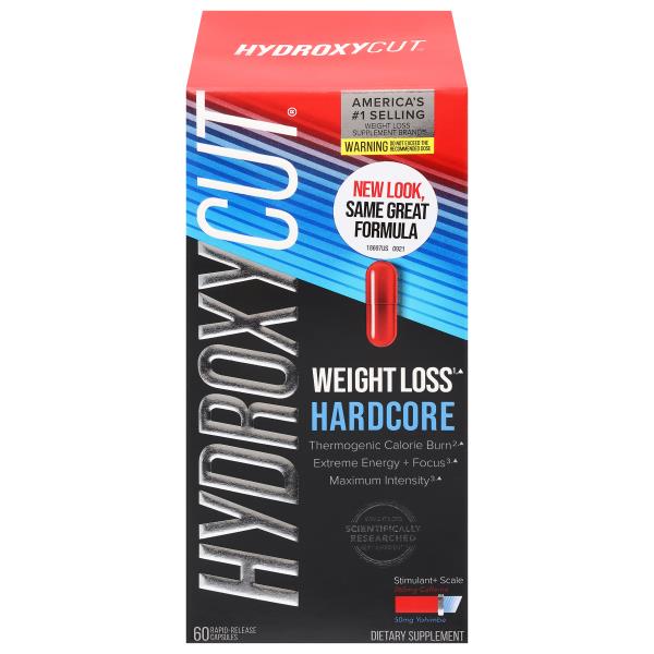Hydroxycut Weight Loss, Hard Core, Rapid-Release Capsules | Publix ...