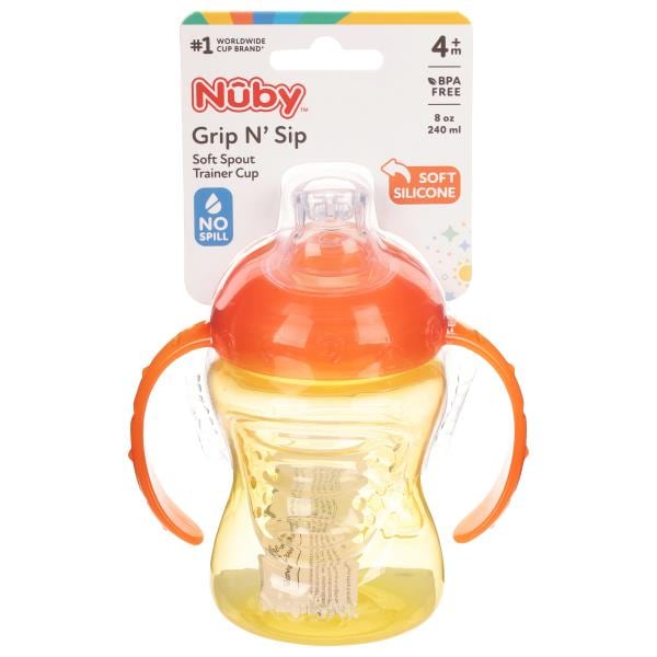 Nuby Trainer Cup, Soft Spout, Grip N' Sip, 4m+ | Publix Super Markets
