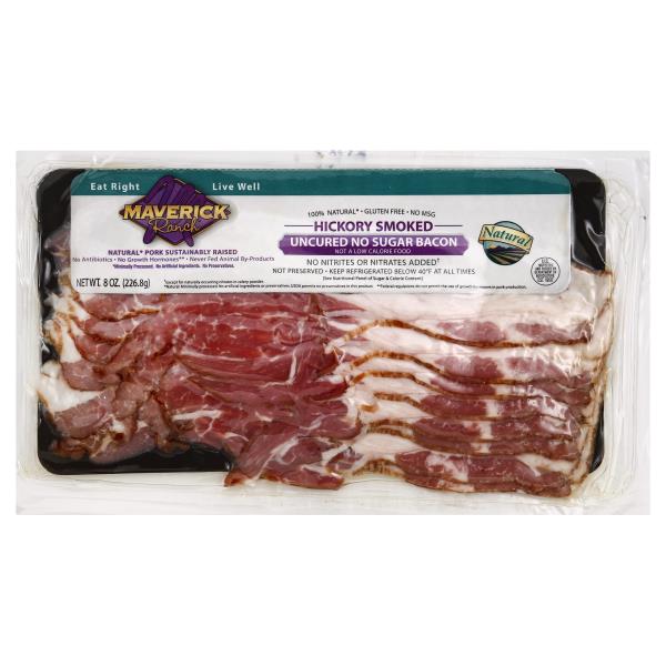 Maverick Ranch Bacon, Uncured, No Sugar, Hickory Smoked | Publix Super ...