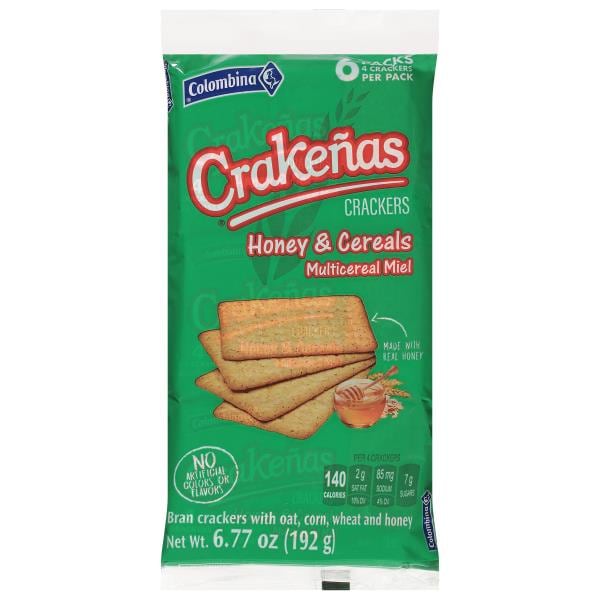 Crakenas Colombina Crackers, Honey & Cereals | Publix Super Markets