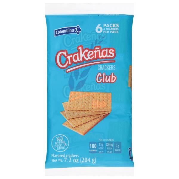 Crakenas Crackers, Club, 6 Packs | Publix Super Markets