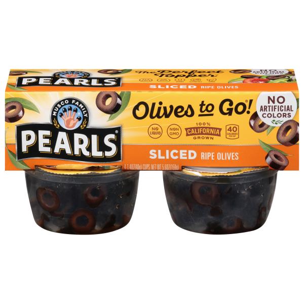 Pearls Olives to Go Olives, Ripe, Sliced | Publix Super Markets