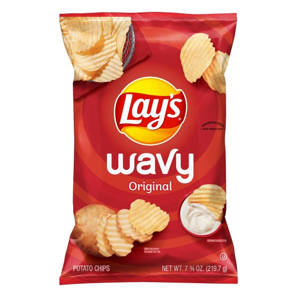 Lay's Potato Chips, Original, Wavy | Publix Super Markets