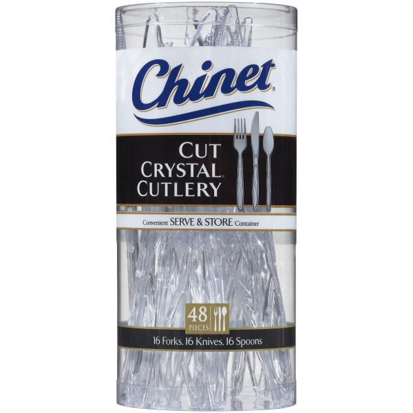 Chinet Chinet Crystal® Plastic Mixed Cutlery (48 Count) | Publix Super ...