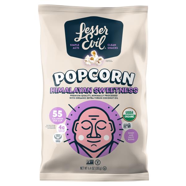 LesserEvil Organic Popcorn, Himalayan Sweetness | Publix Super Markets