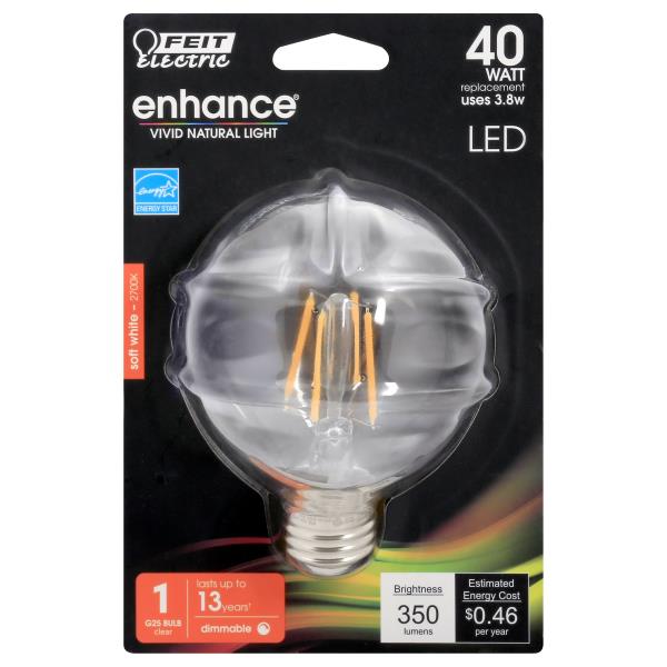 Feit Electric Enhance Light Bulb, LED, Soft White, 3.6 Watts | Publix ...