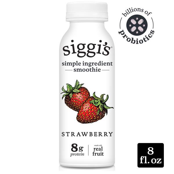 Siggi's Drinkable Yogurt, Lowfat, Strawberry, Probiotic | Publix Super ...