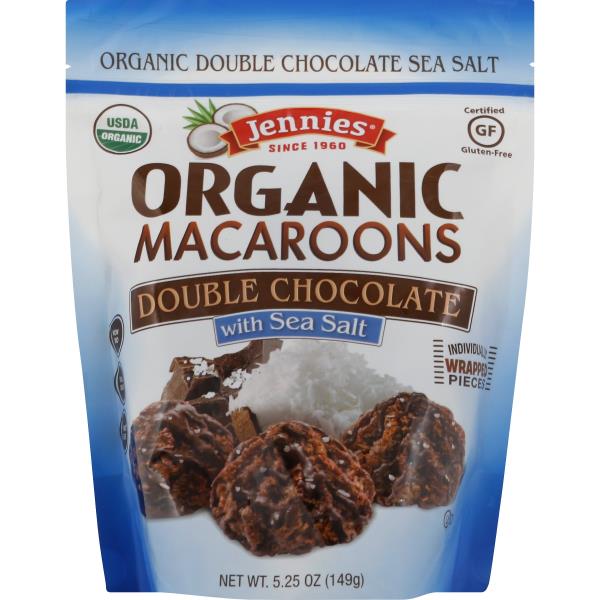 Jennies Macaroons, Organic, Double Chocolate with Sea Salt | Publix ...
