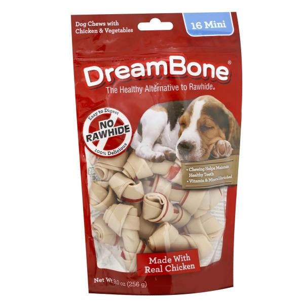 DreamBone Dog Chews, Vegetable & Chicken, Mini | Publix Super Markets