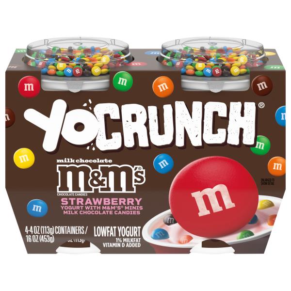 YoCrunch M&M's Lowfat Strawberry Yogurt | Publix Super Markets