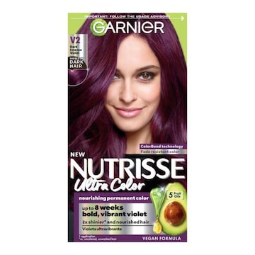 Garnier Nutrisse Ultra Color Nourishing Permanent Hair Color Creme V2 ...